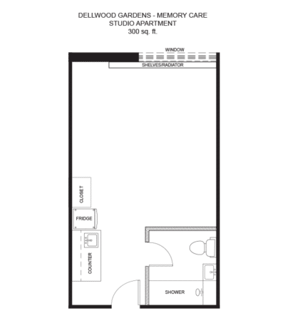 Assisted Living & Memory Care Floor Plans - Dellwood Gardens